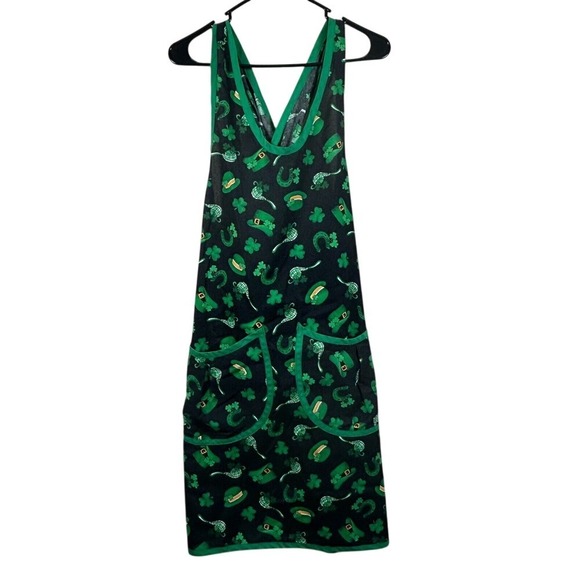 Unique Zone | Kitchen | Apron Irish St Patrick W Pockets Pipes Hats ...